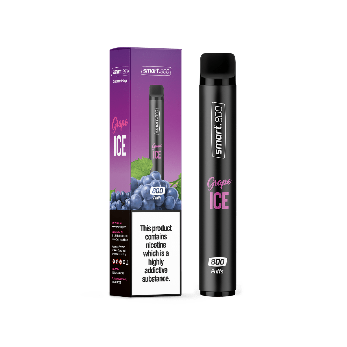 Smart.800™ - Grape Ice (800 puffs) - SwitchEcig.com